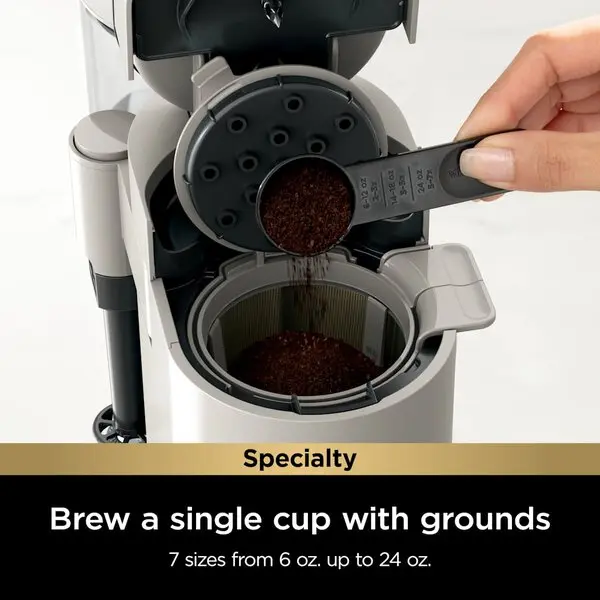 NINJA Single-serve Pods & Grounds Specialty Coffee Maker - Stone