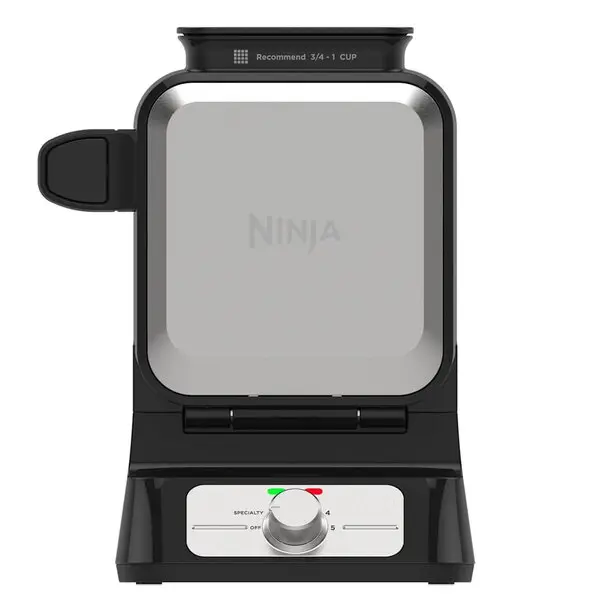 NINJA Belgian Waffle Maker Pro Neverstick - Black/stainless Steel
