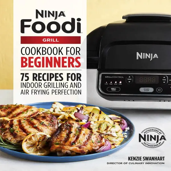 NINJA Foodi Grill Cookbook For Beginners - One-color