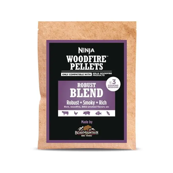 NINJA Woodfire Pellets Robust Blend - Black