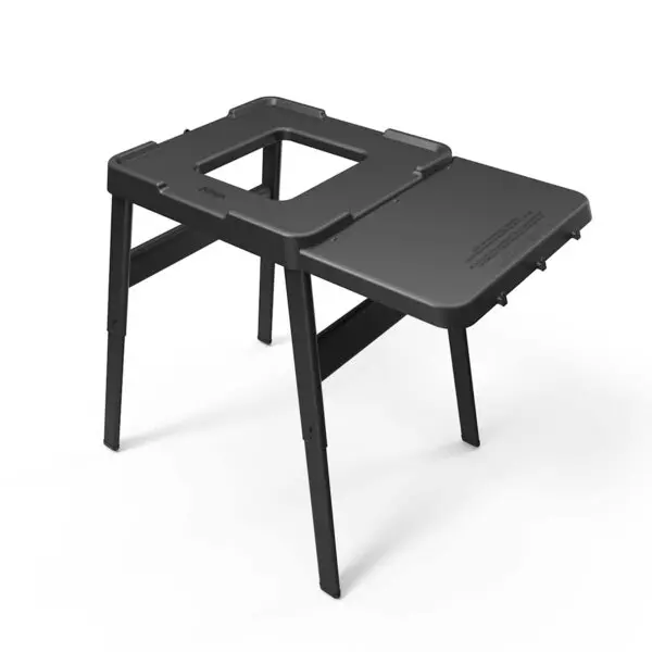 NINJA Outdoor Adjustable Stand With Side Table - Black