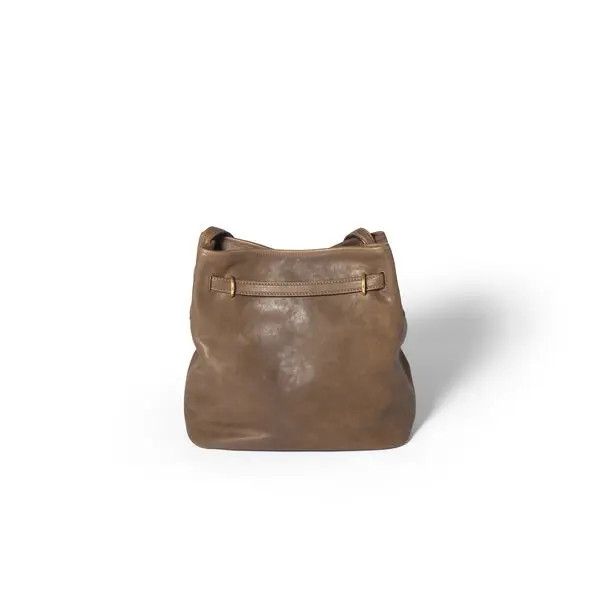 Miu Miu Aventure Nappa Leather Bucket Bag - Tundra