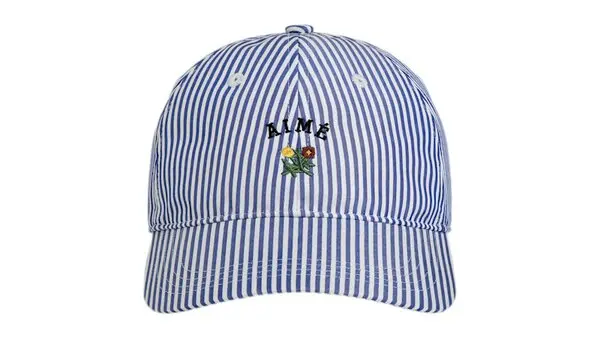 Aimé Leon Dore Striped Crest Logo Cap - Amparo Blue