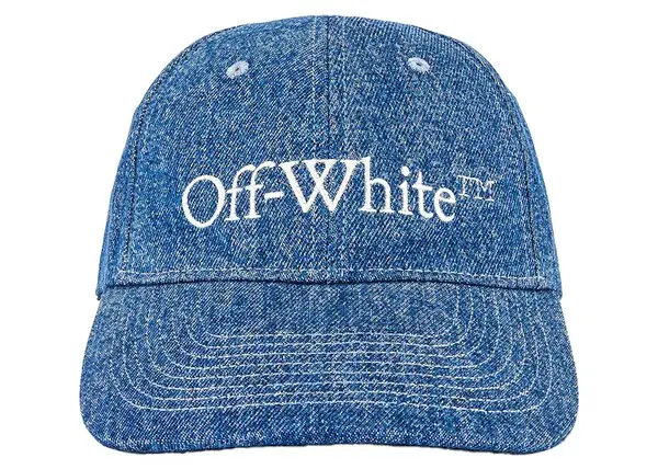 Off-White Logo Baseball Cap - Blue/white