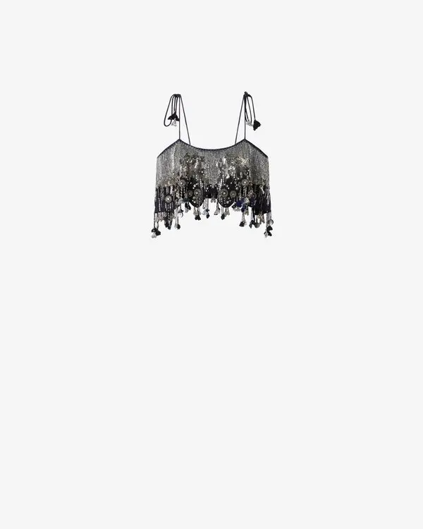 Isabel Marant Liwane Top - Faded Night
