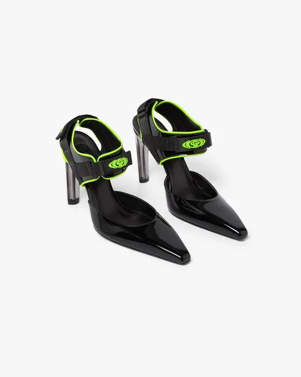 Casablanca Leather Raver Pumps