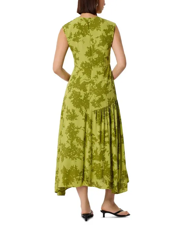 whistles green floral dress Buy Whistles Light Green Floral Print Textured Midi Dress from Next USA