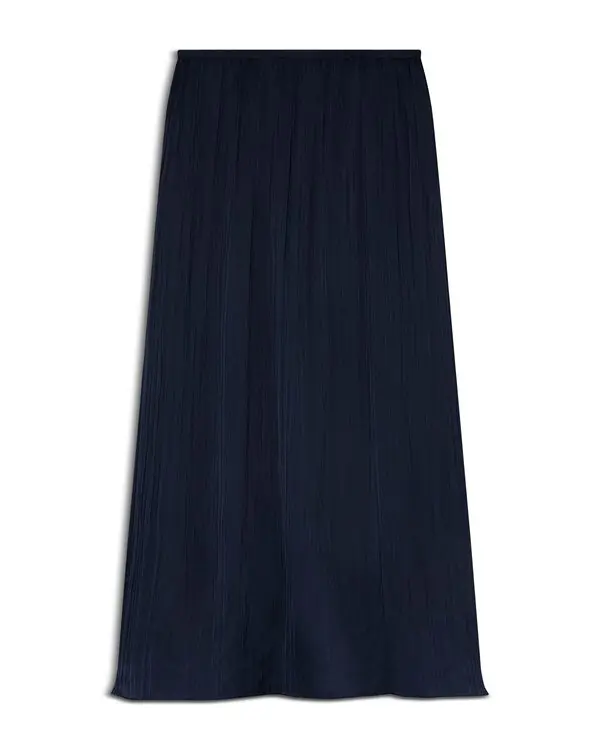 Whistles Plisse Column Midi Skirt