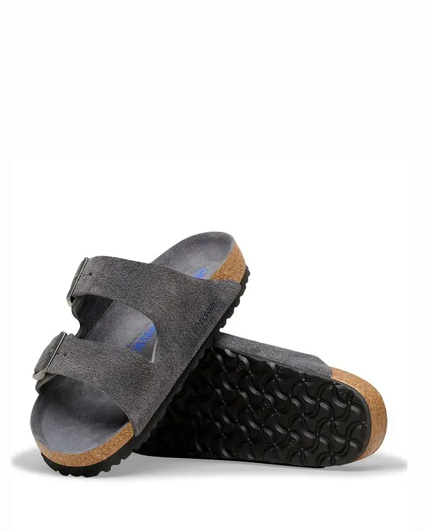 BIRKENSTOCK Arizona Slide Sandals - Charcoal
