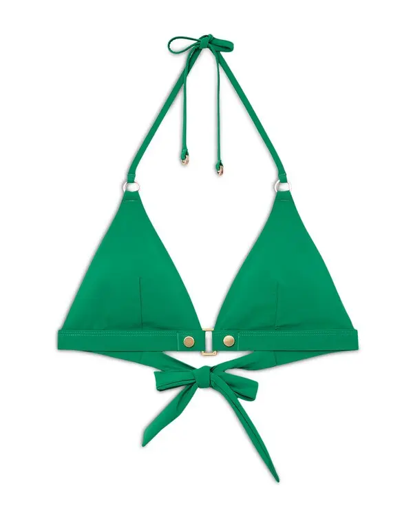 REISS Sandy Bikini Top - Green