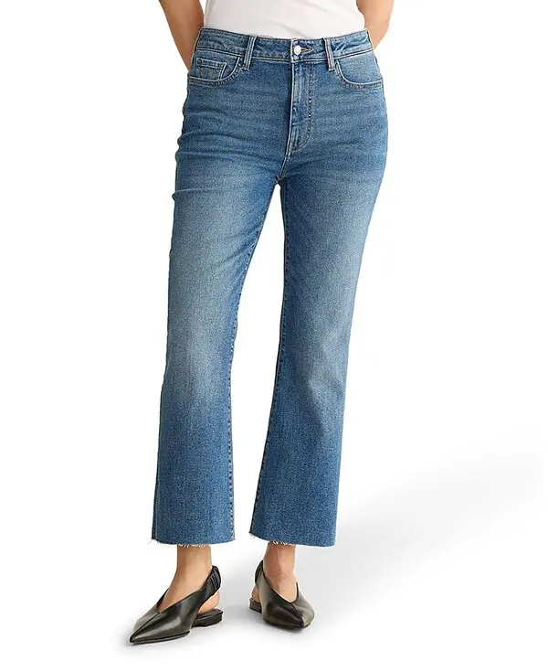 Warp + Weft Nao High-rise Bootcut Jeans