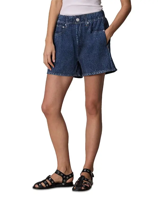 Rag & Bone Miramar Walking Cotton Terry Jean Shorts - Penny Wash