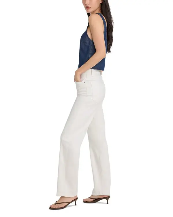 Good American Good High Rise True Straight Jeans