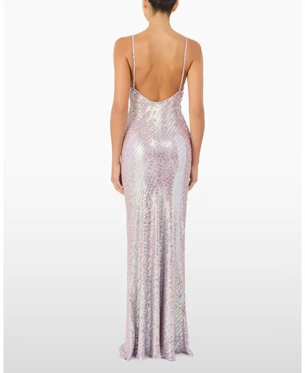 Jenny Packham Foxx Embellished Gown - Lavender