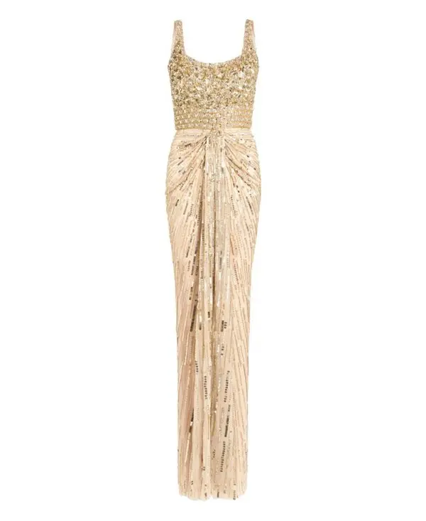 Jenny Packham Elixir Sequin-embellished Maxi Dress - Illusion