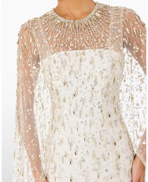 Jenny Packham Hestia Embellished Gown - Vanilla