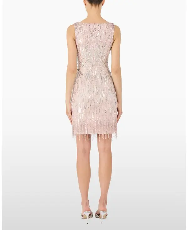 Jenny Packham Embellished Sequin Mini Dress