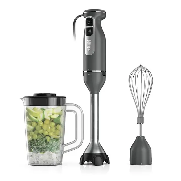 NINJA Power Duo Immersion Blender With Whisk - Dark Gray