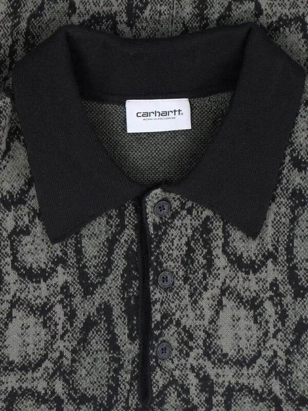 Carhartt Work In Progress Polo Sweater "snake