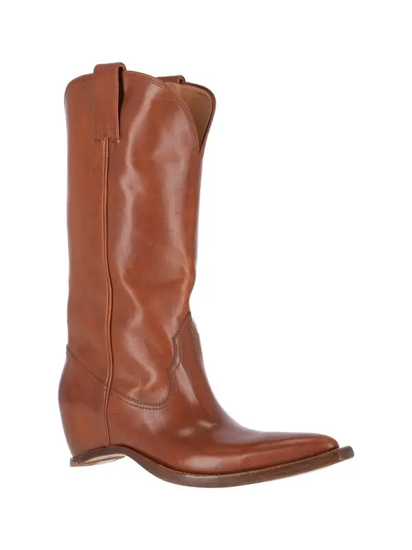 MAISON MARGIELA Heel-less Boots - Brown