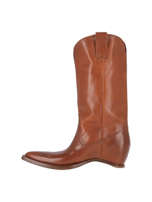 MAISON MARGIELA Heel-less Boots - Brown