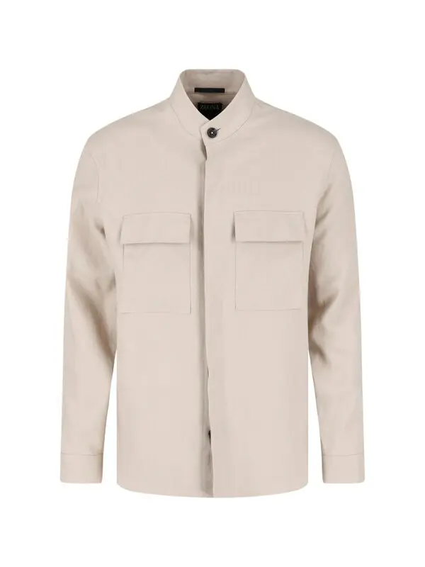Paul Smith Linen Shirt - Beige