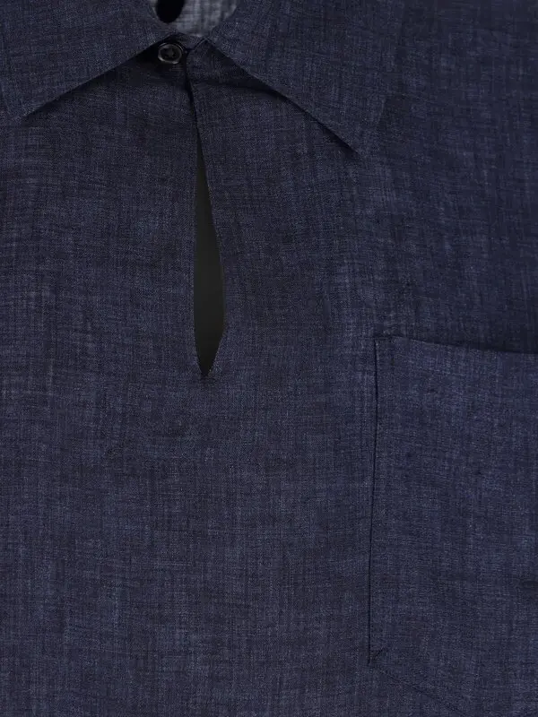 Paul Smith Linen Shirt - Blue
