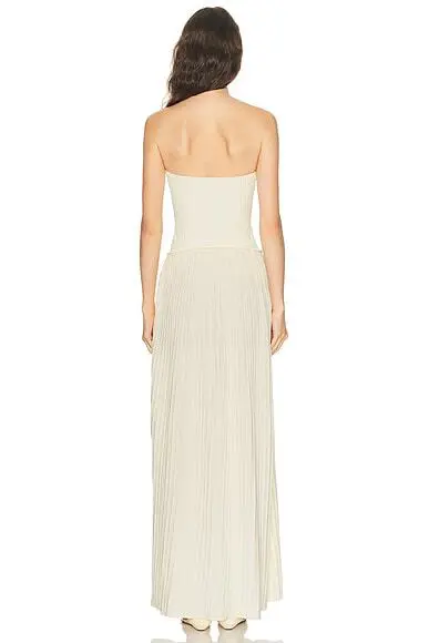 Solid & Striped The Soglio Strapless Maxi Dress