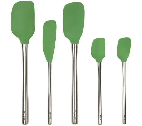 TOVOLO Set Of 5 Flex-core Spatula Set With Ss H Ndles - One-color