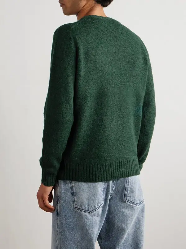 Polo Ralph Lauren Logo-embroidered Knitted Sweater - Green