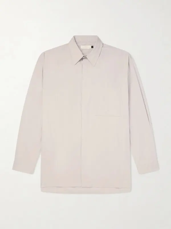 AMOMENTO Oversized Cotton Shirt