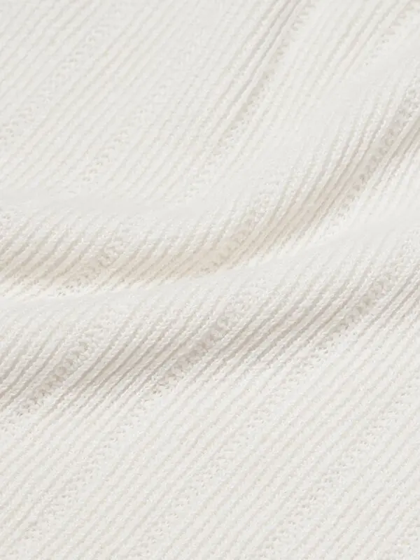 Polo Ralph Lauren Open-collar Ribbed Linen Polo Shirt