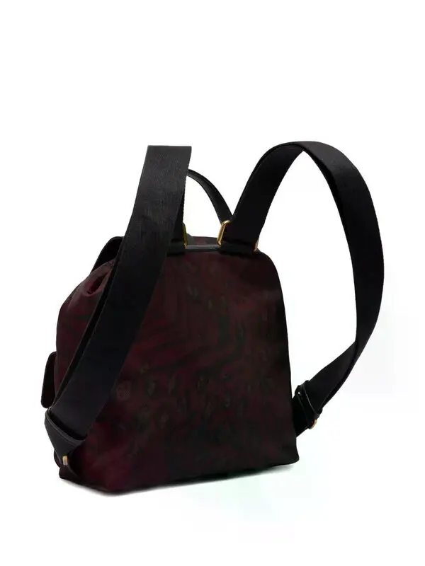 Pinko Patterned Flap Backpack