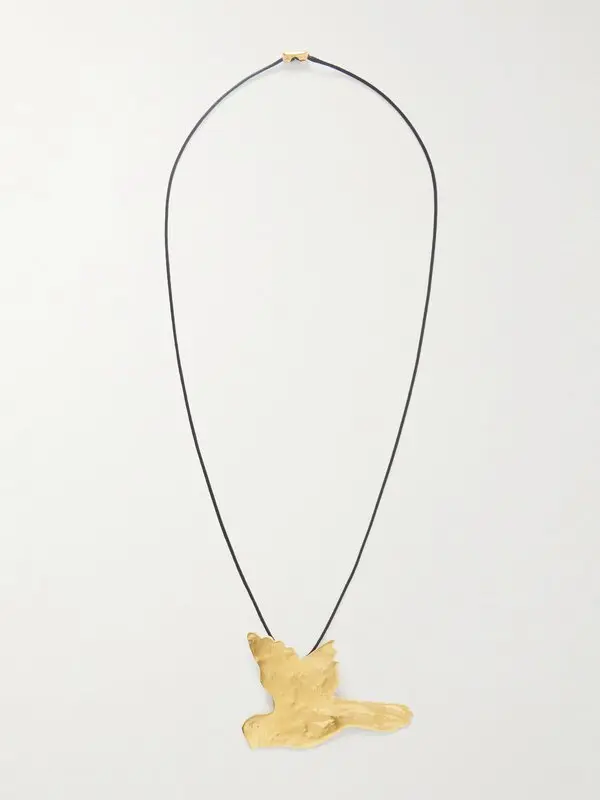 YSSO Siren Plated Cord Necklace - Gold