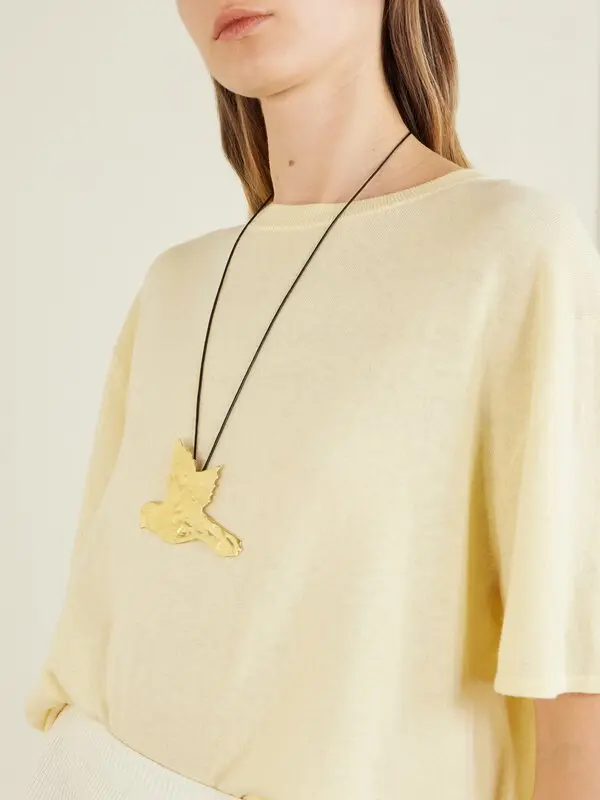 YSSO Siren Plated Cord Necklace
