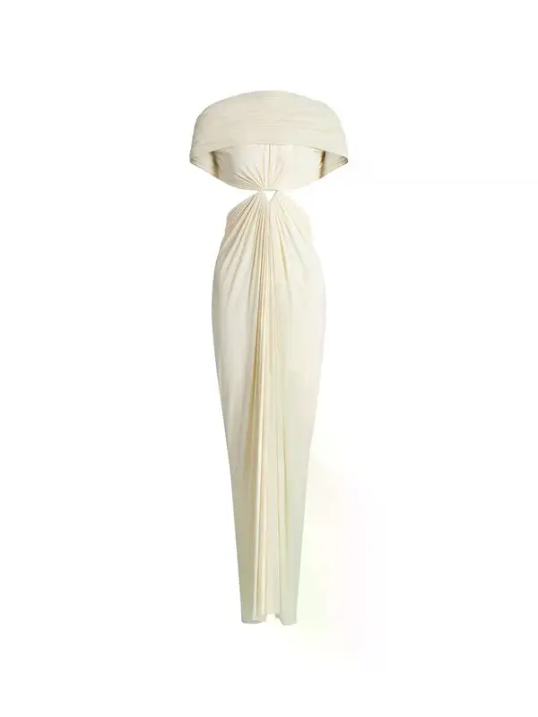 Alberta Ferretti Maxi Dress - Neutrals