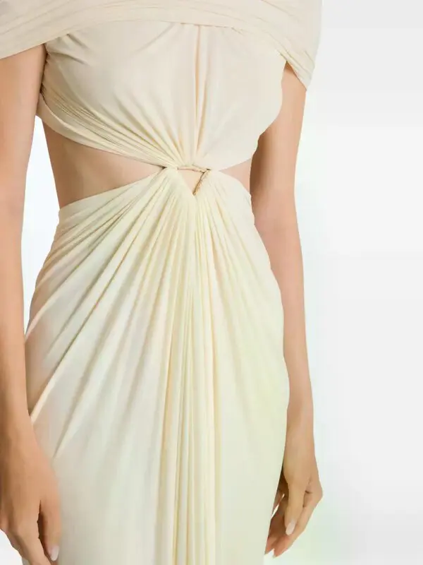 Alberta Ferretti Maxi Dress - Neutrals