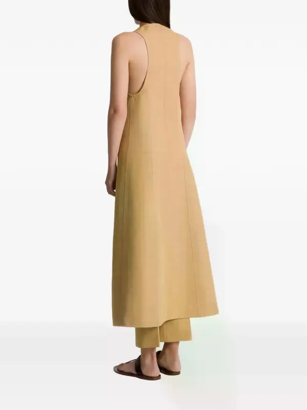 Alberta Ferretti Front Clasp-fastening Coat