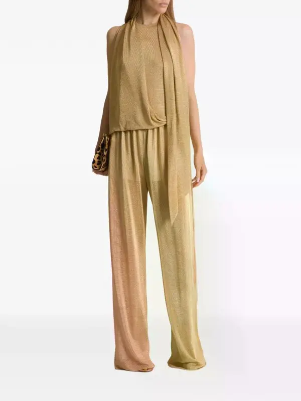 Alberta Ferretti Draped Sleeveless Top