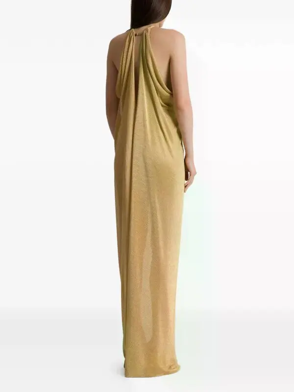 Alberta Ferretti Halter-neck Maxi Dress