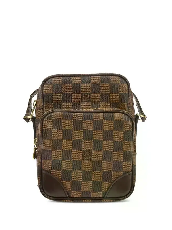 LOUIS VUITTON 2007 Damier Amazon Crossbody Bag - Brown