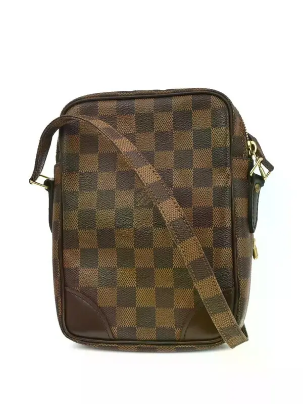 LOUIS VUITTON 2007 Damier Amazon Crossbody Bag - Brown