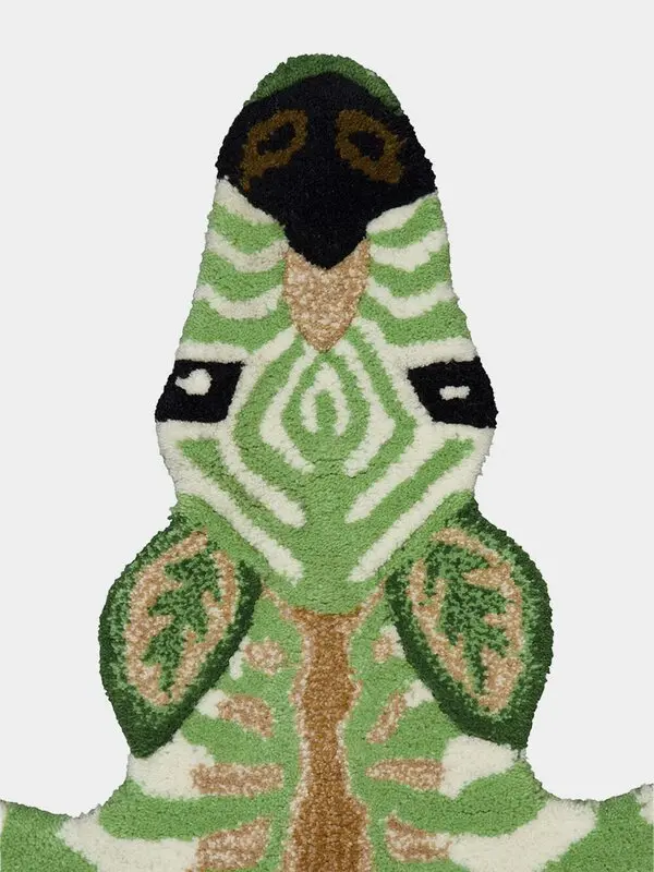 DOING GOODS Grassy Zebra Large Rug