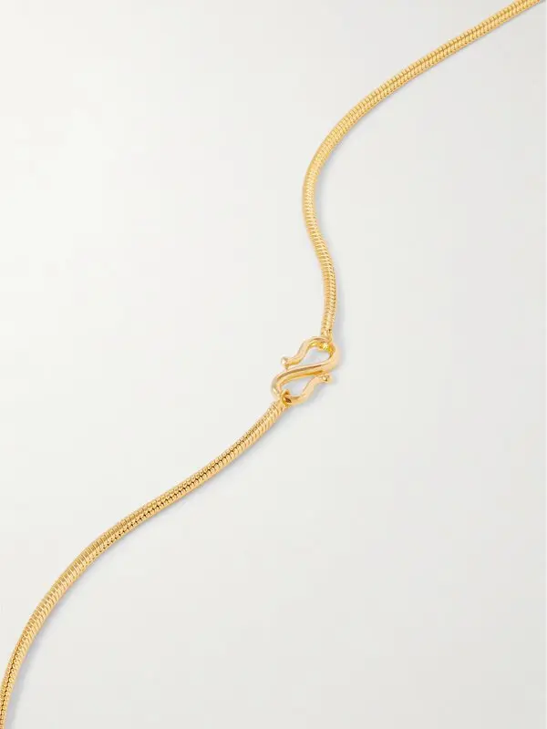 LIÉ STUDIO The Betty -plated Necklace - Gold