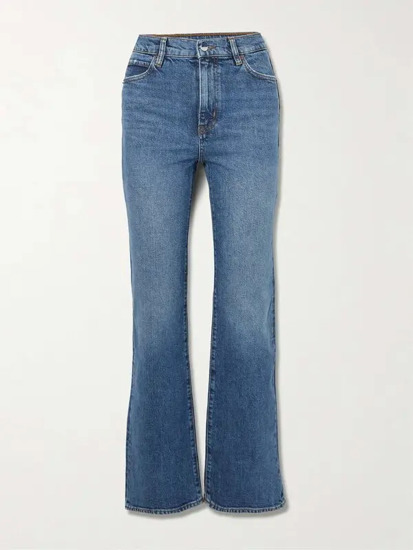 FRAME The Pixie Arrow High-rise Bootcut Jeans