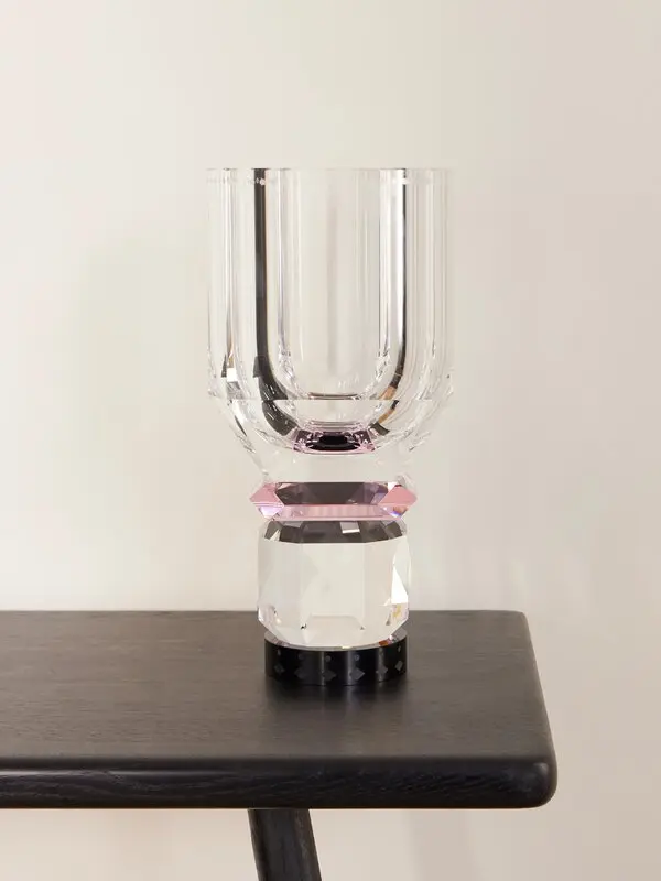 REFLECTIONS COPENHAGEN Utah Crystal Vase - Neutrals