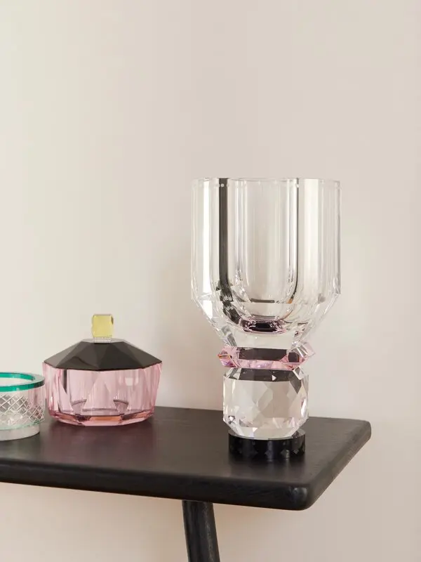 REFLECTIONS COPENHAGEN Utah Crystal Vase - Neutrals