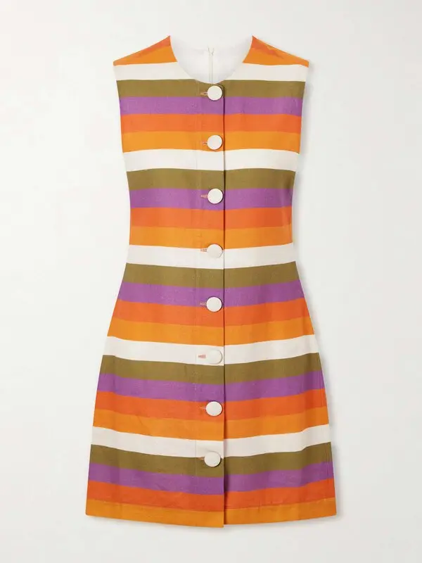 DESTREE Camille Striped Mini Dress - Multi