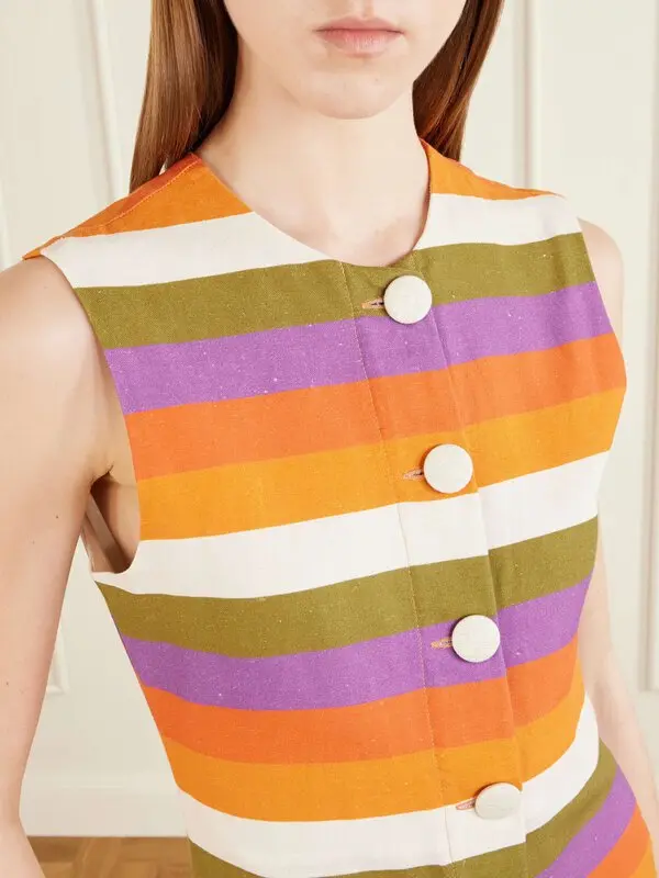 DESTREE Camille Striped Mini Dress - Multi