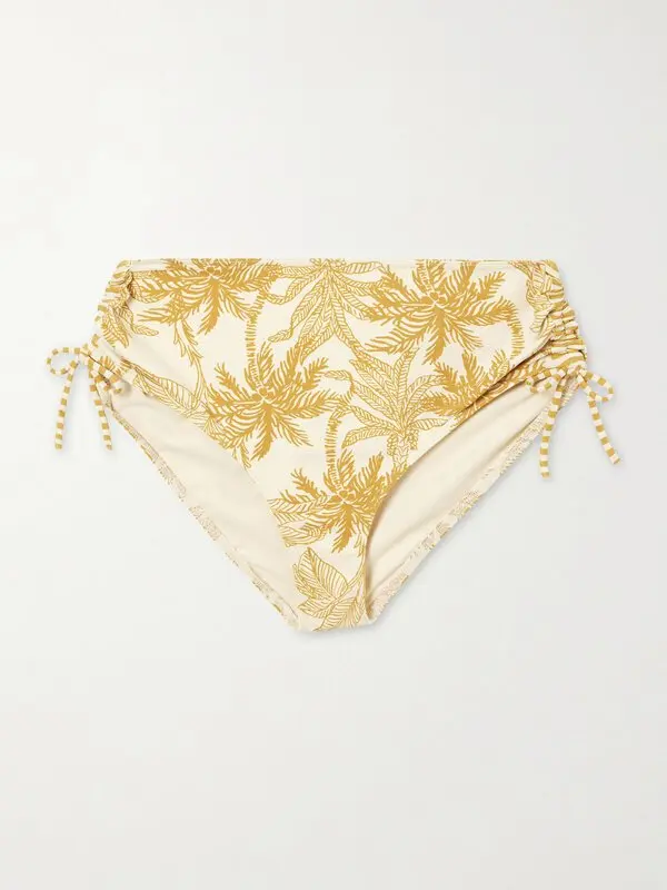 ERES Voyageuse Printed Bikini Briefs - Yellow